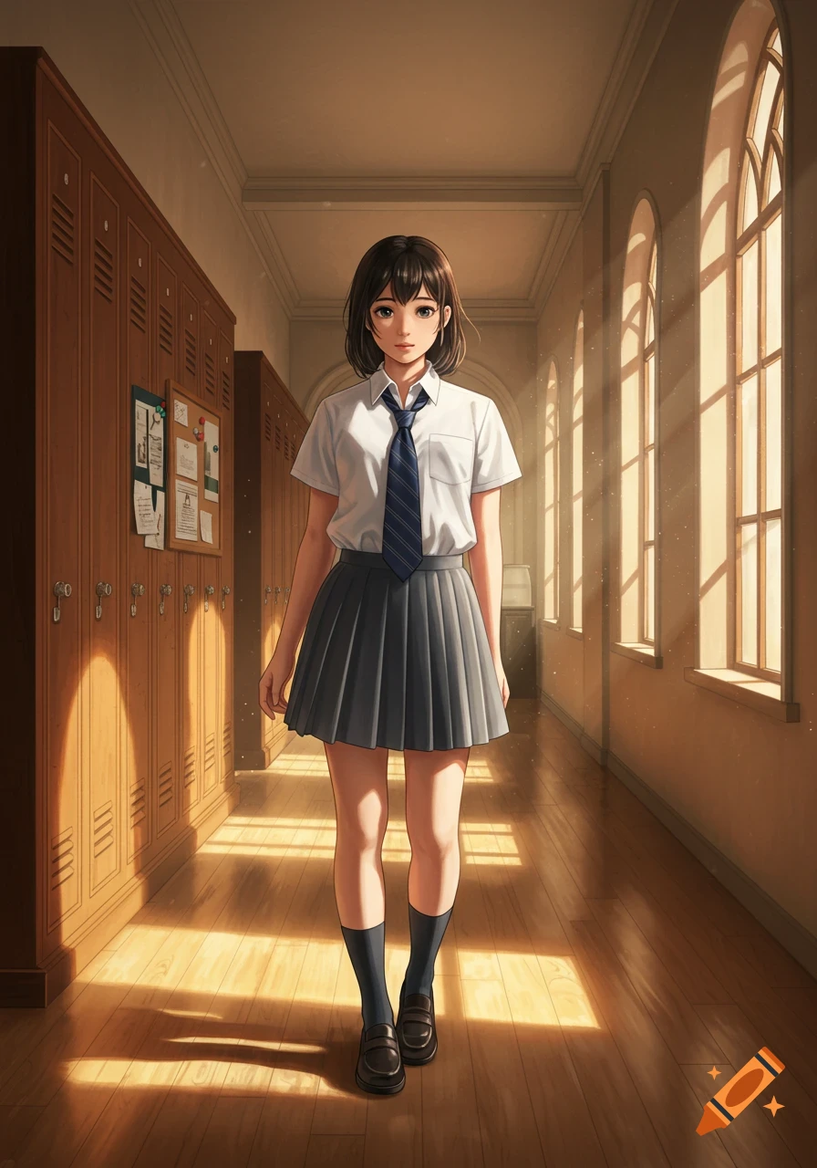 Anime drawing of Robin Buckley in a 'Scoops Ahoy' sailor uniform ...