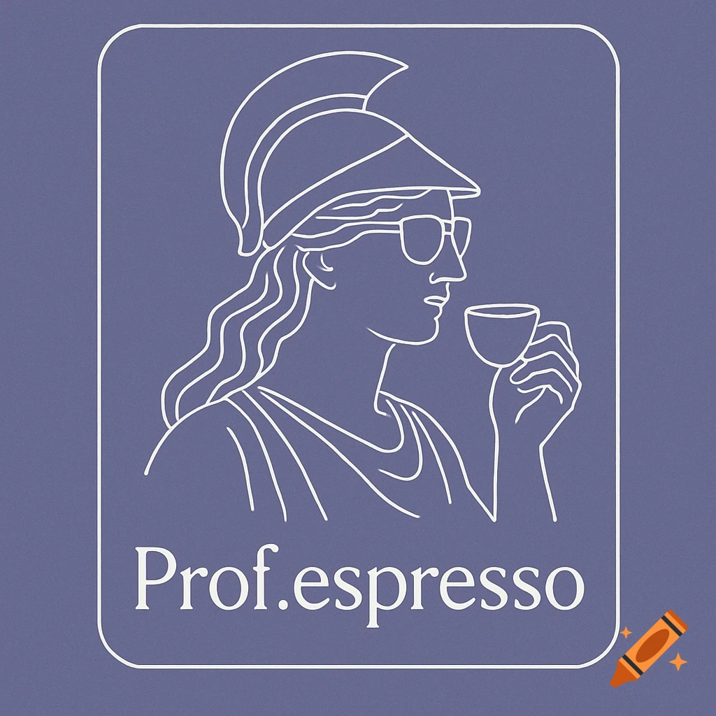 Minimal line art logo of Athena in a Roman helmet and sunglasses ...