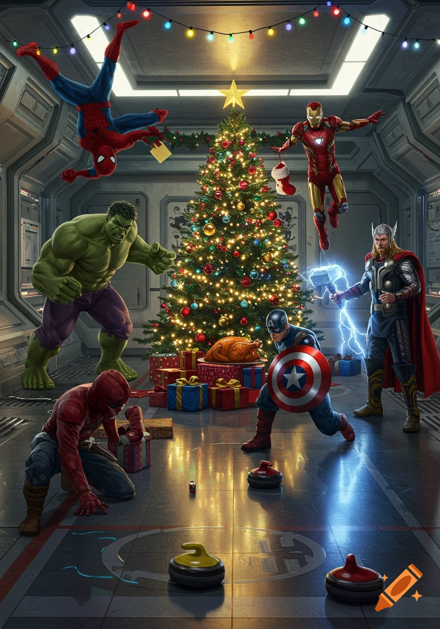 Marvel superheroes, including Spider-Man, Hulk, Iron Man, Thor, and ...