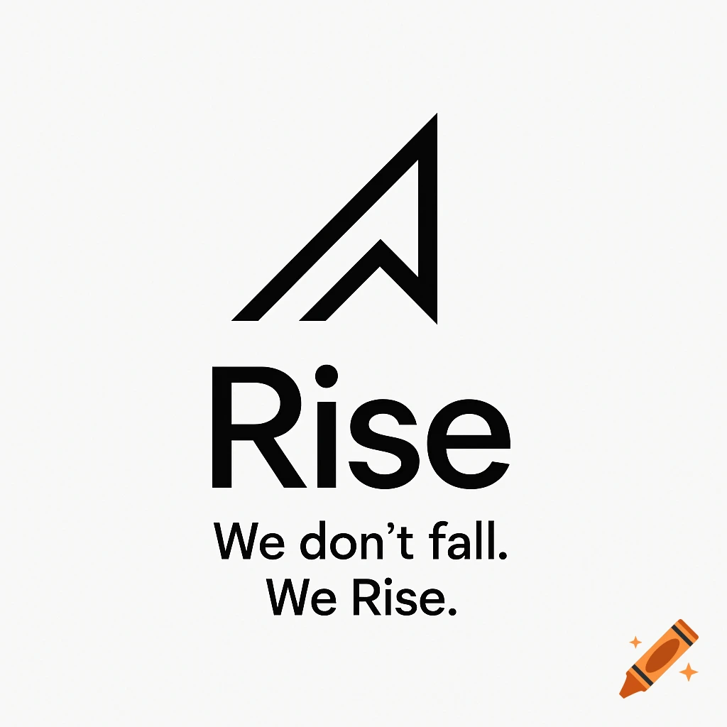 Minimalist black and white logo with an upward arrow symbol above the ...