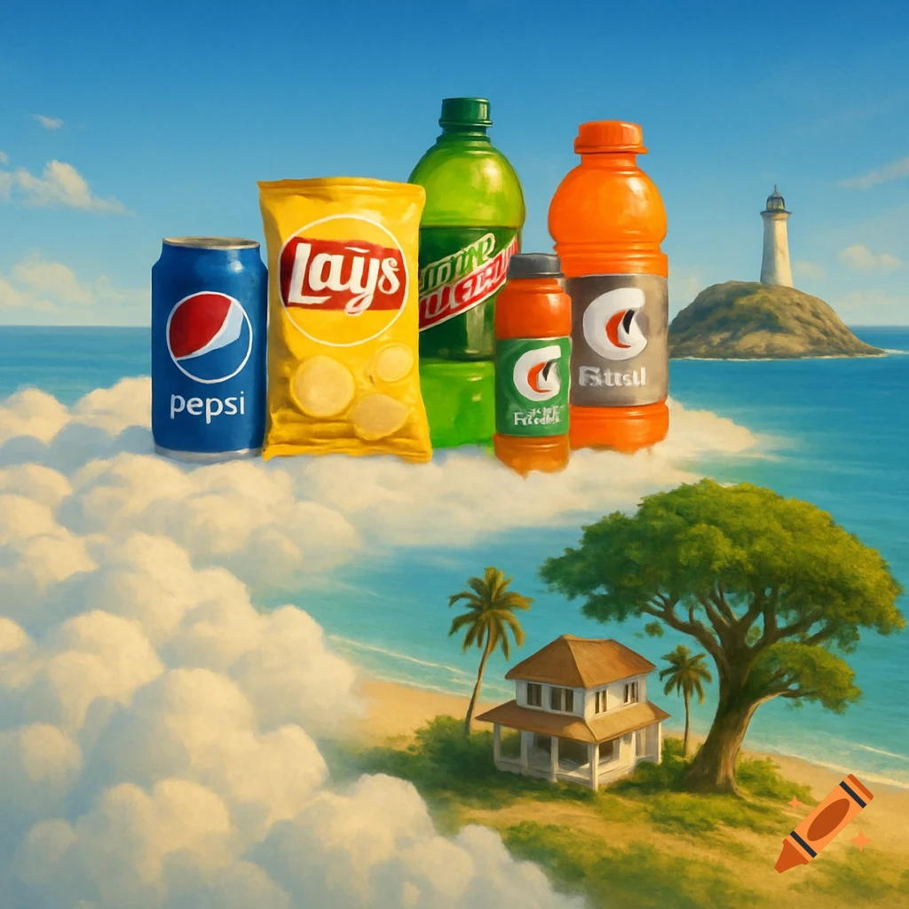 Various PepsiCo products including Pepsi, Lay's, Mountain Dew, and ...