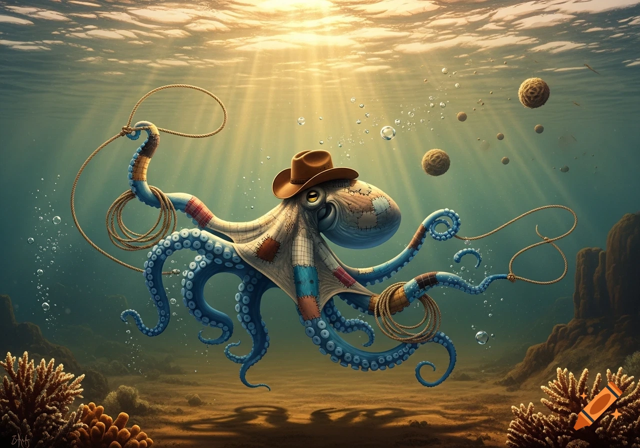 Underwater images created on Craiyon