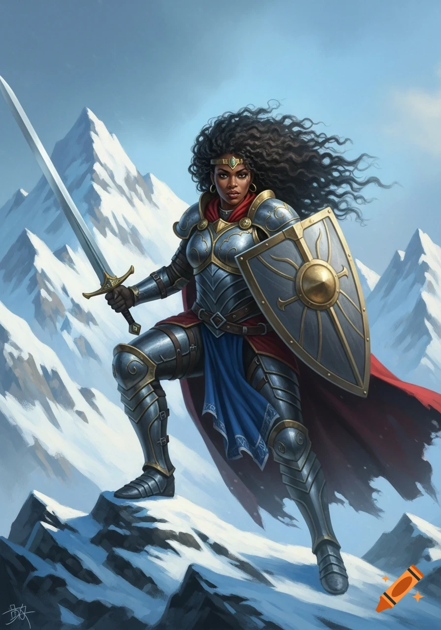 Warrior images created on Craiyon