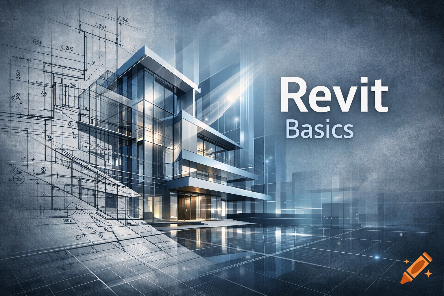 A conceptual image featuring a modern glass building emerging from ...
