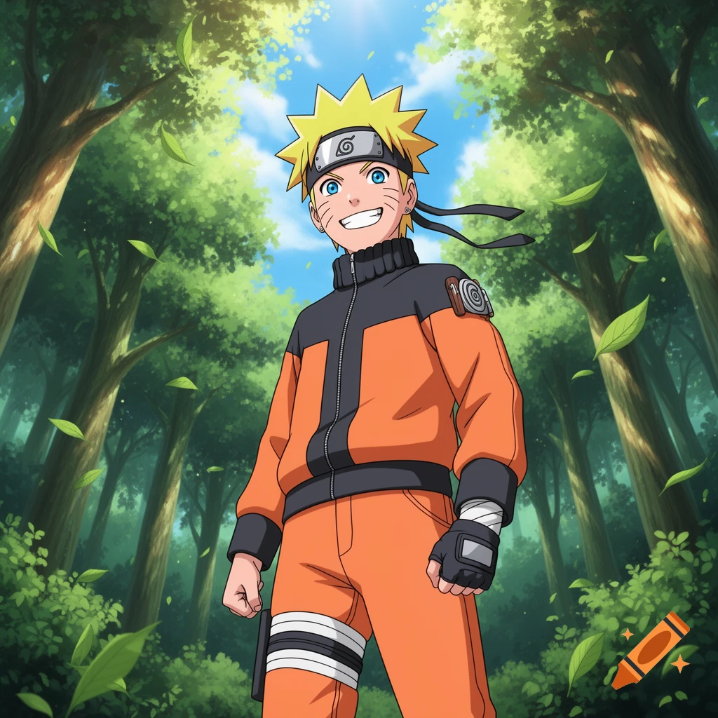 Naruto images created on Craiyon