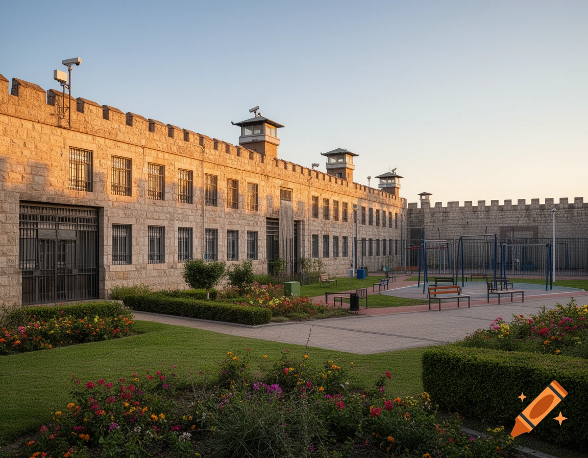 Prison images created on Craiyon