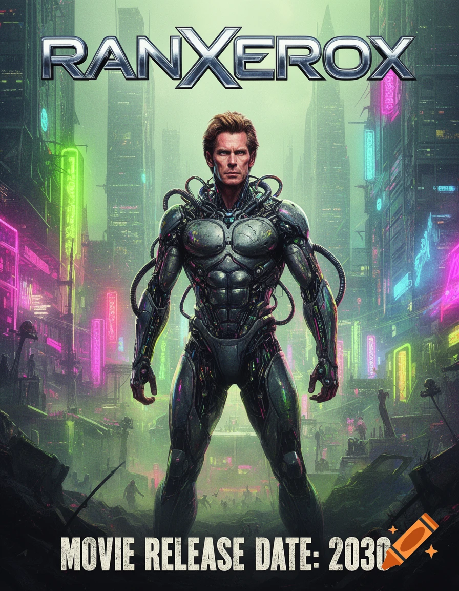 Cyberpunk images created on Craiyon